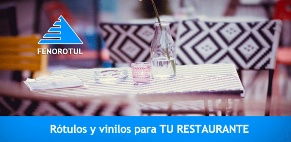 Rótulos y vinilos para tu Restaurante en Alicante - FENOROTUL